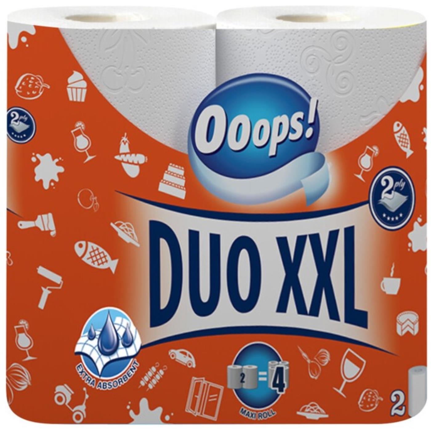 Ooops! Keukenrol XXL 2-laags pak 2 stuks – Clean in House